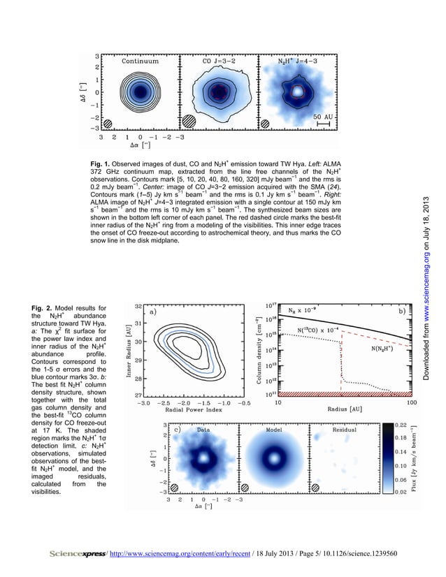 Imaging of the_co_snow_line_in_a_solar_nebula_analog | PDF