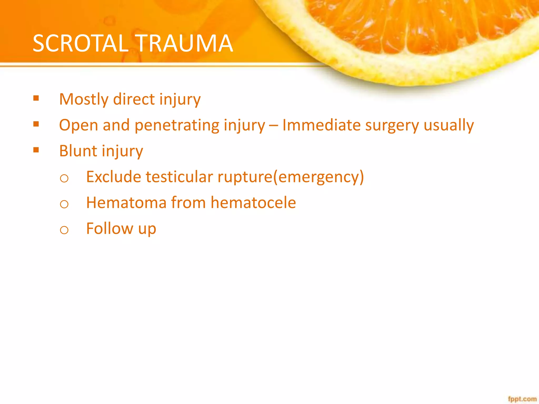Imaging of the scrotum | PPTX
