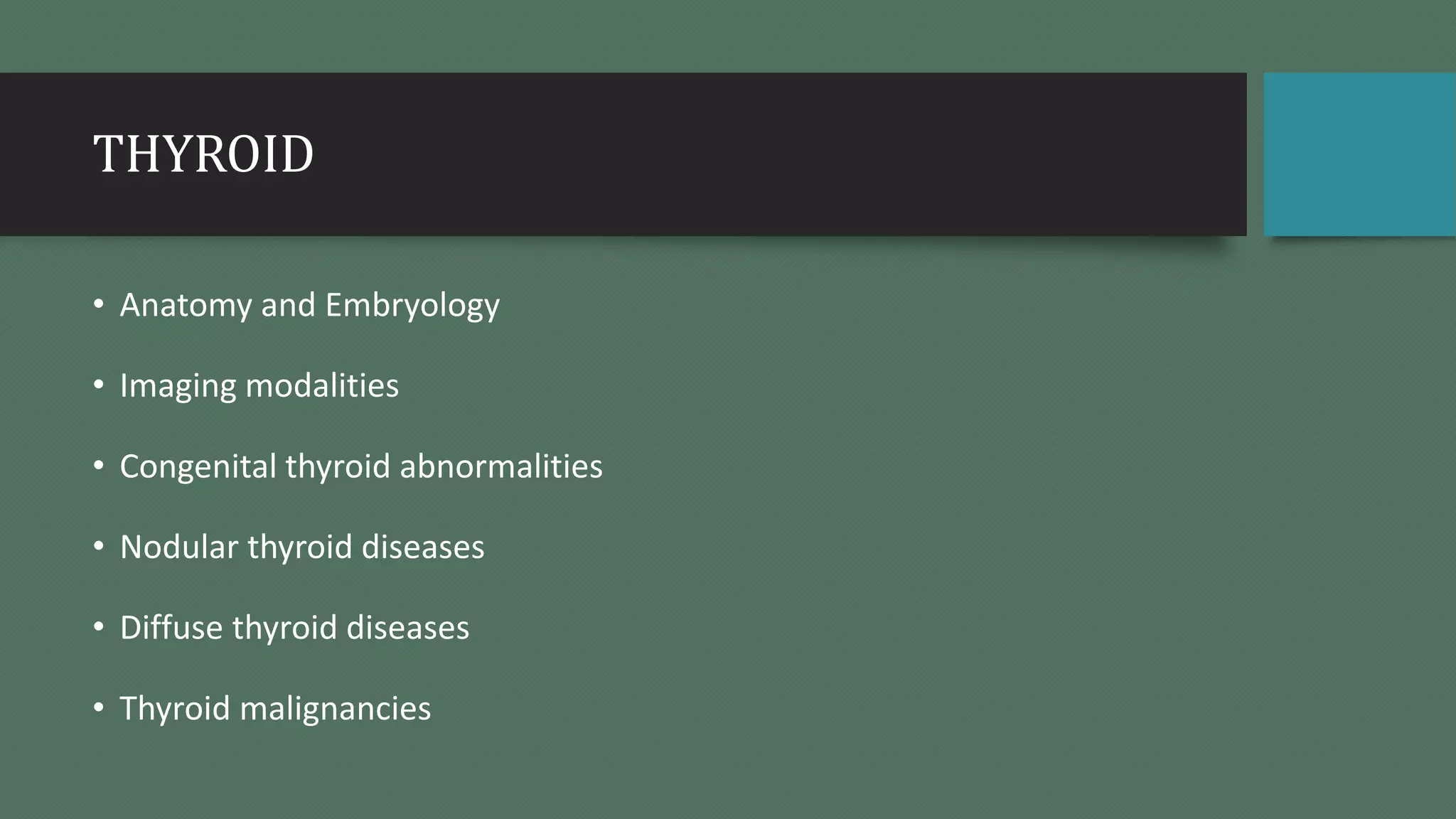 Imaging of thyroid | PPTX