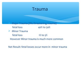 Imaging of trauma in pregnant patient | PPT