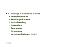 IMAGING OF TRAUMATIC ABDOMINAL INJURY.pptx