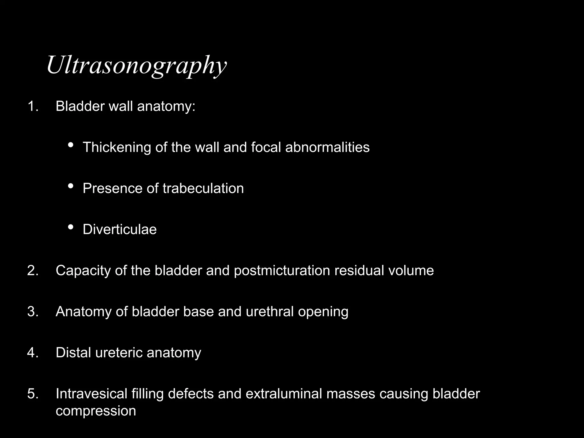 Imaging of urinary bladder and urethra | PPTX