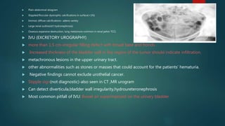 Imaging of urinary bladder malignancy | PPTX