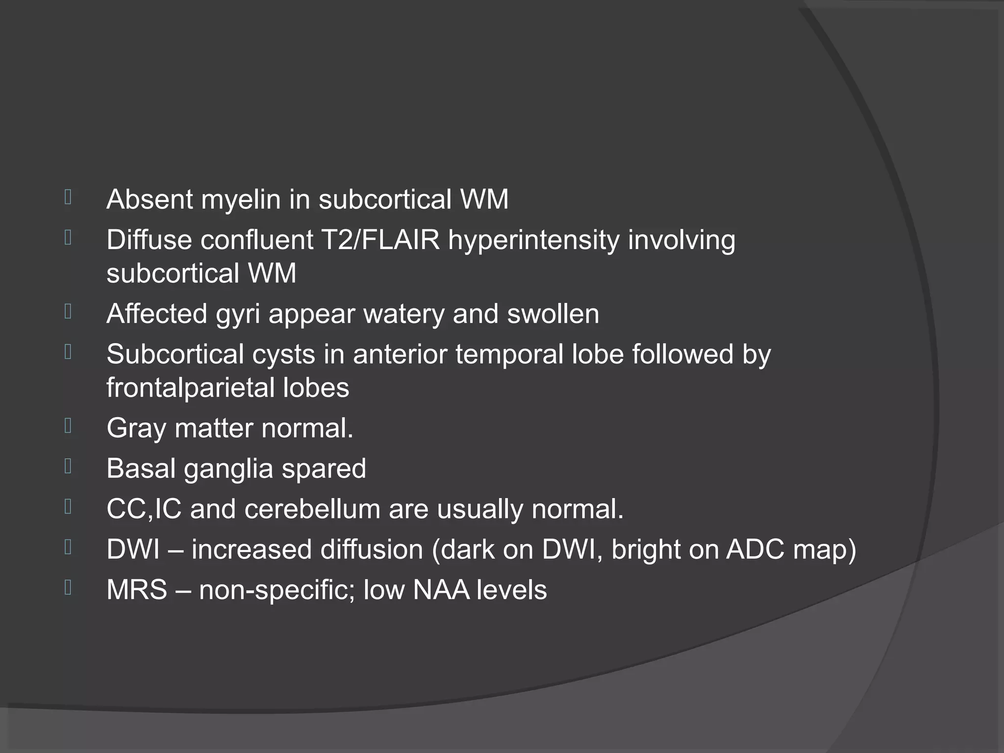 Imaging of white matter diseases | PPT
