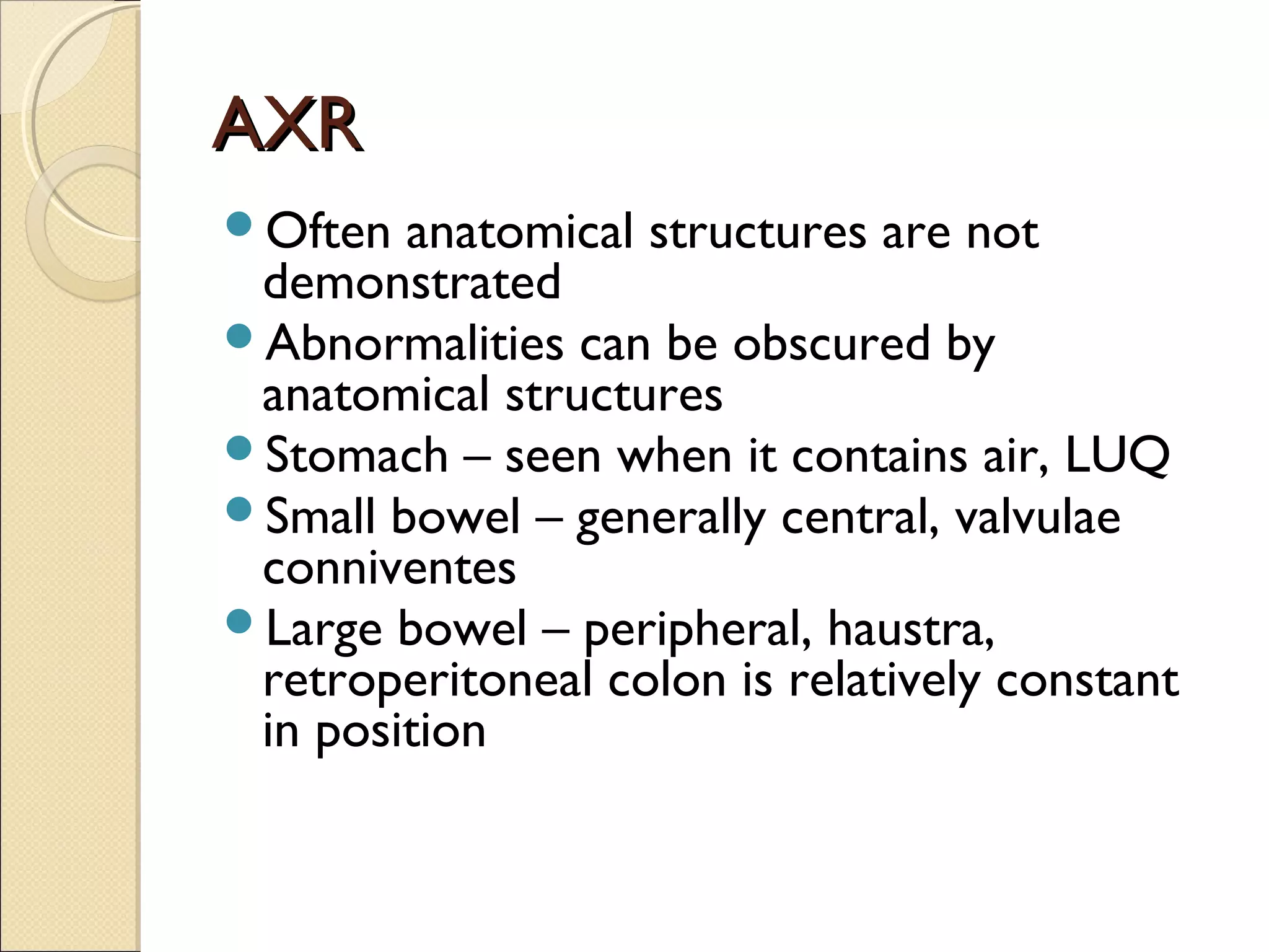 Imaging in acute abdominal pain | PPT