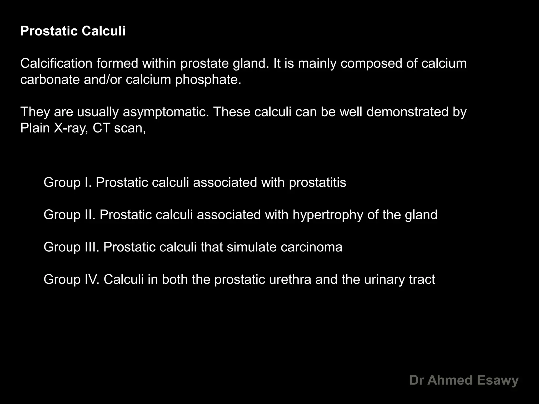 Imaging prostatitis ,urethritis Dr Ahmed Esawy | PDF