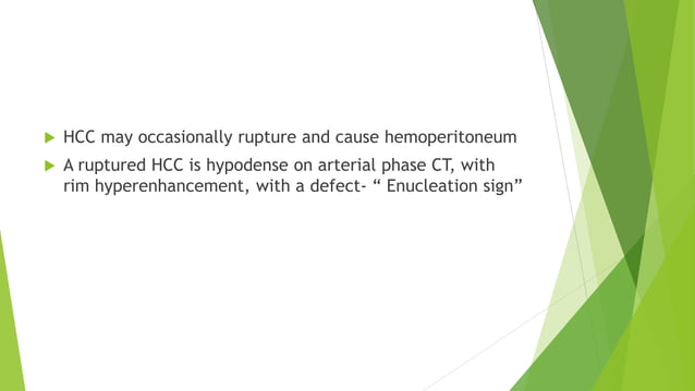 IMAGING SPECTRUM OF HCC | PPT