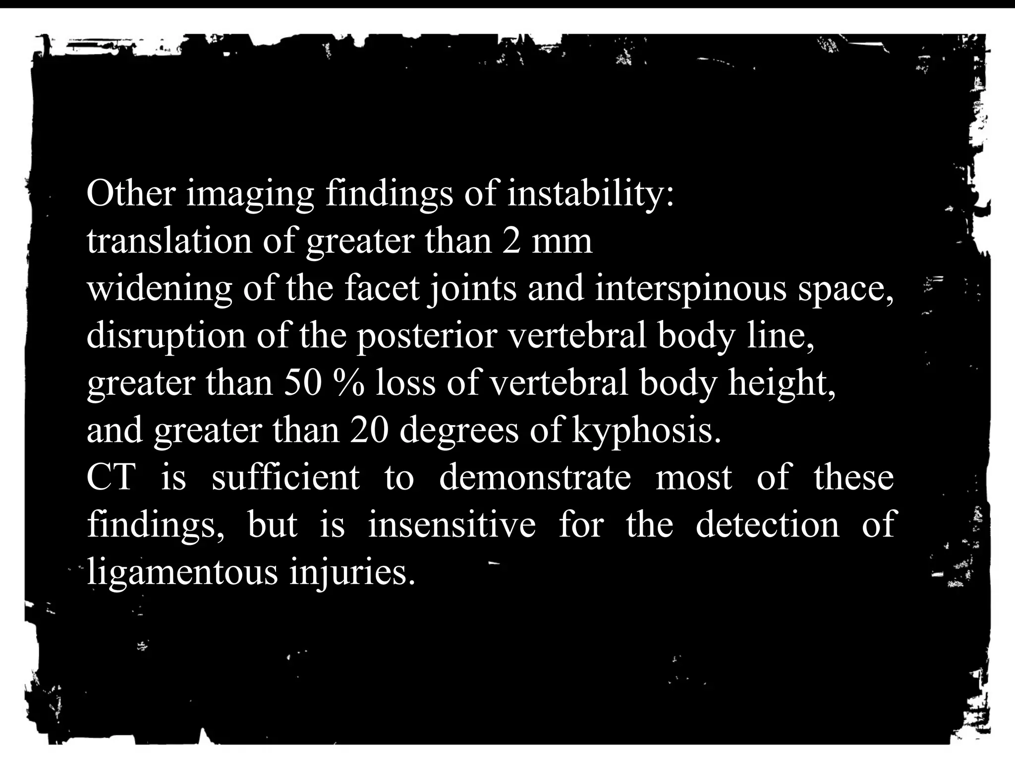 Role of magnetic resonance Imaging in acute spinal trauma | PPT