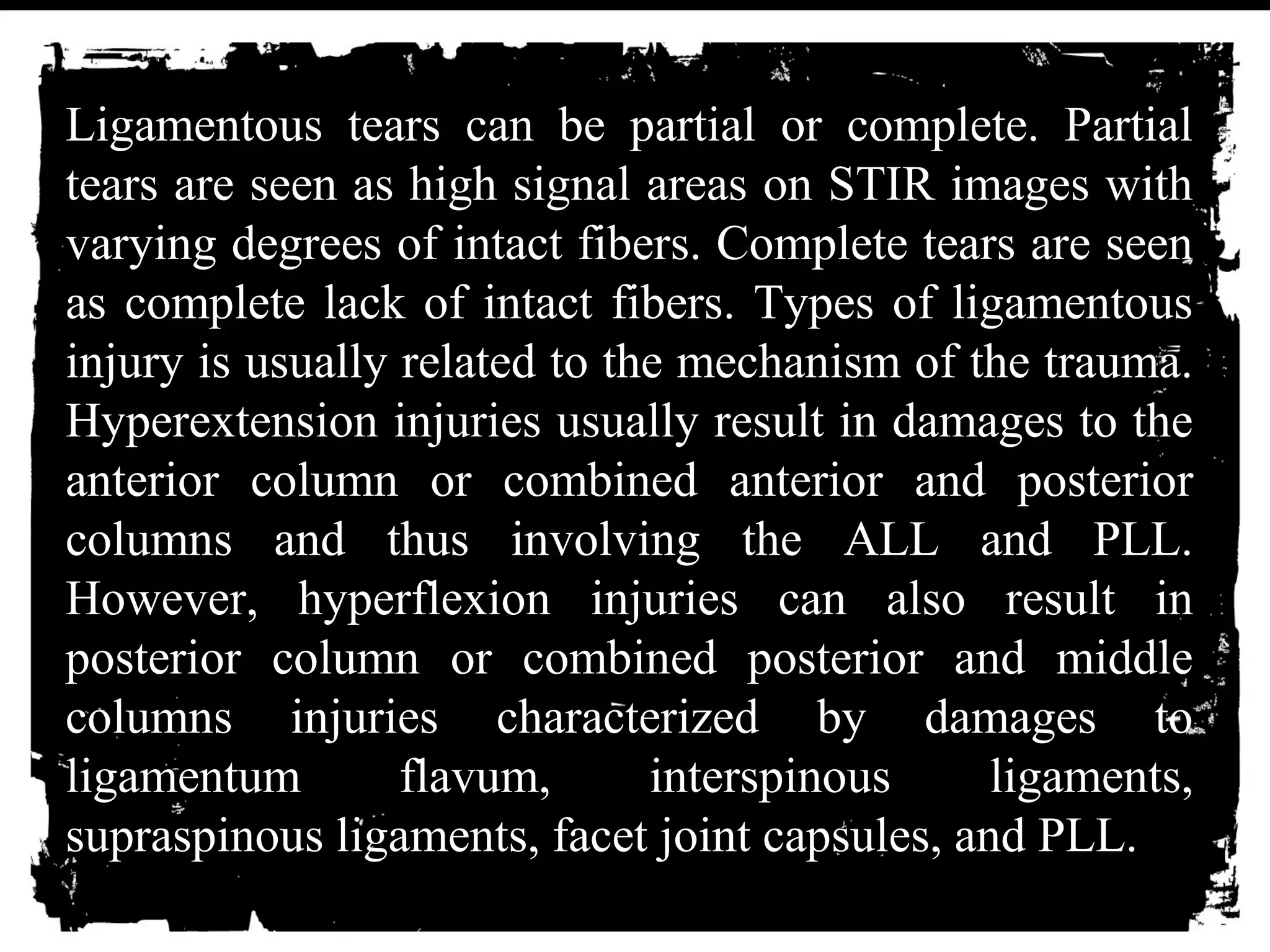 Role of magnetic resonance Imaging in acute spinal trauma | PPT