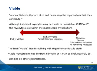 Imaging techniques for myocardial hibernation | PPT