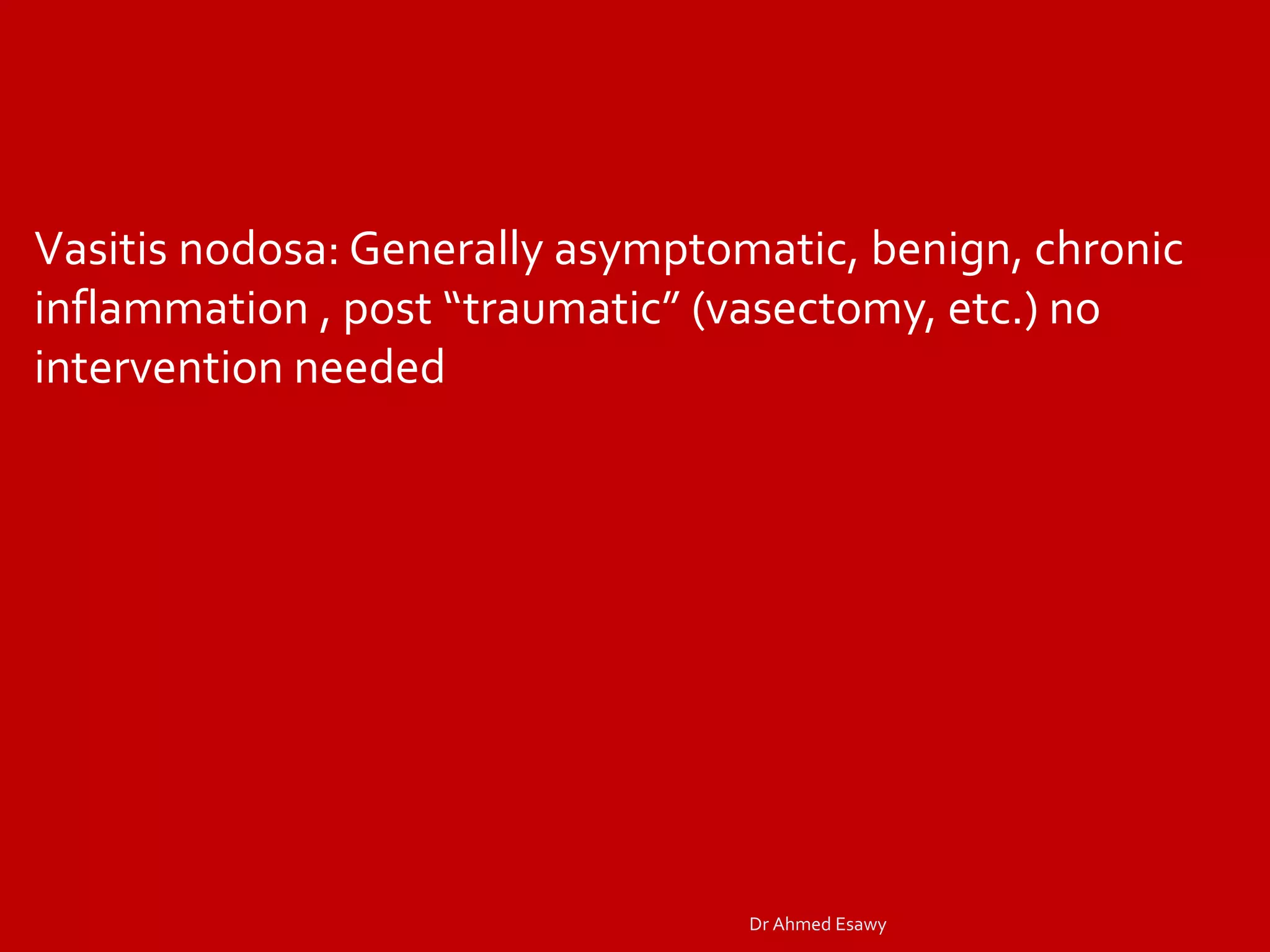 Imaging vastitis differentitis funiculitis seminal vesiculitis Dr Ahmed ...