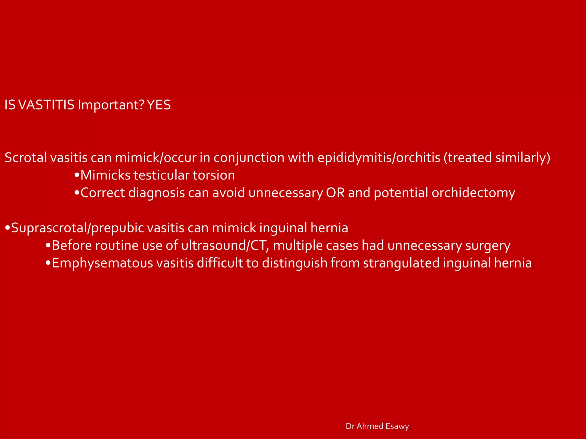Imaging vastitis differentitis funiculitis seminal vesiculitis Dr Ahmed ...