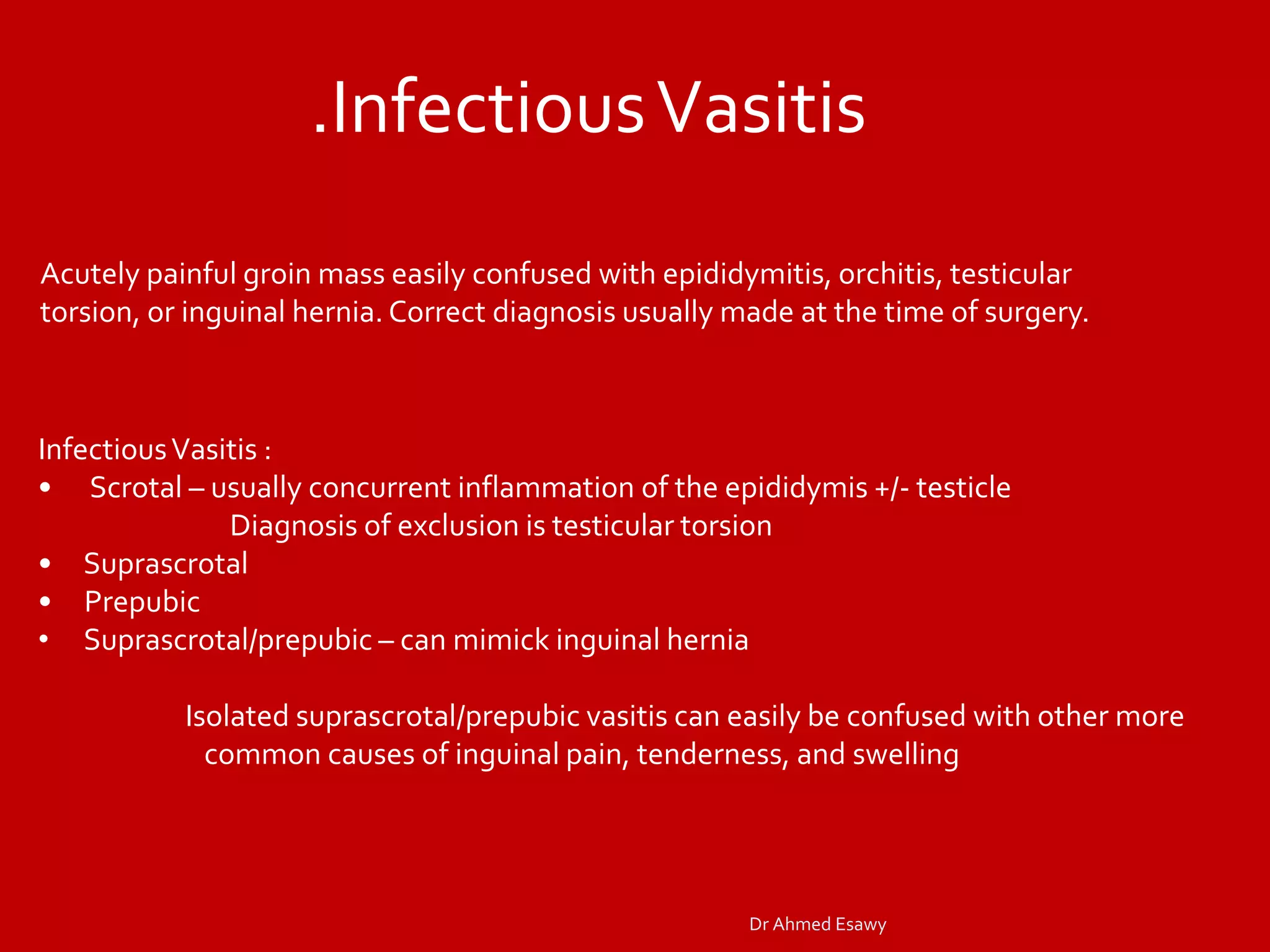 Imaging vastitis differentitis funiculitis seminal vesiculitis Dr Ahmed ...