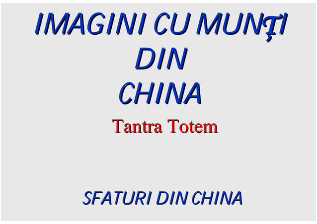 Imagini Cu Munti Din China | PDF