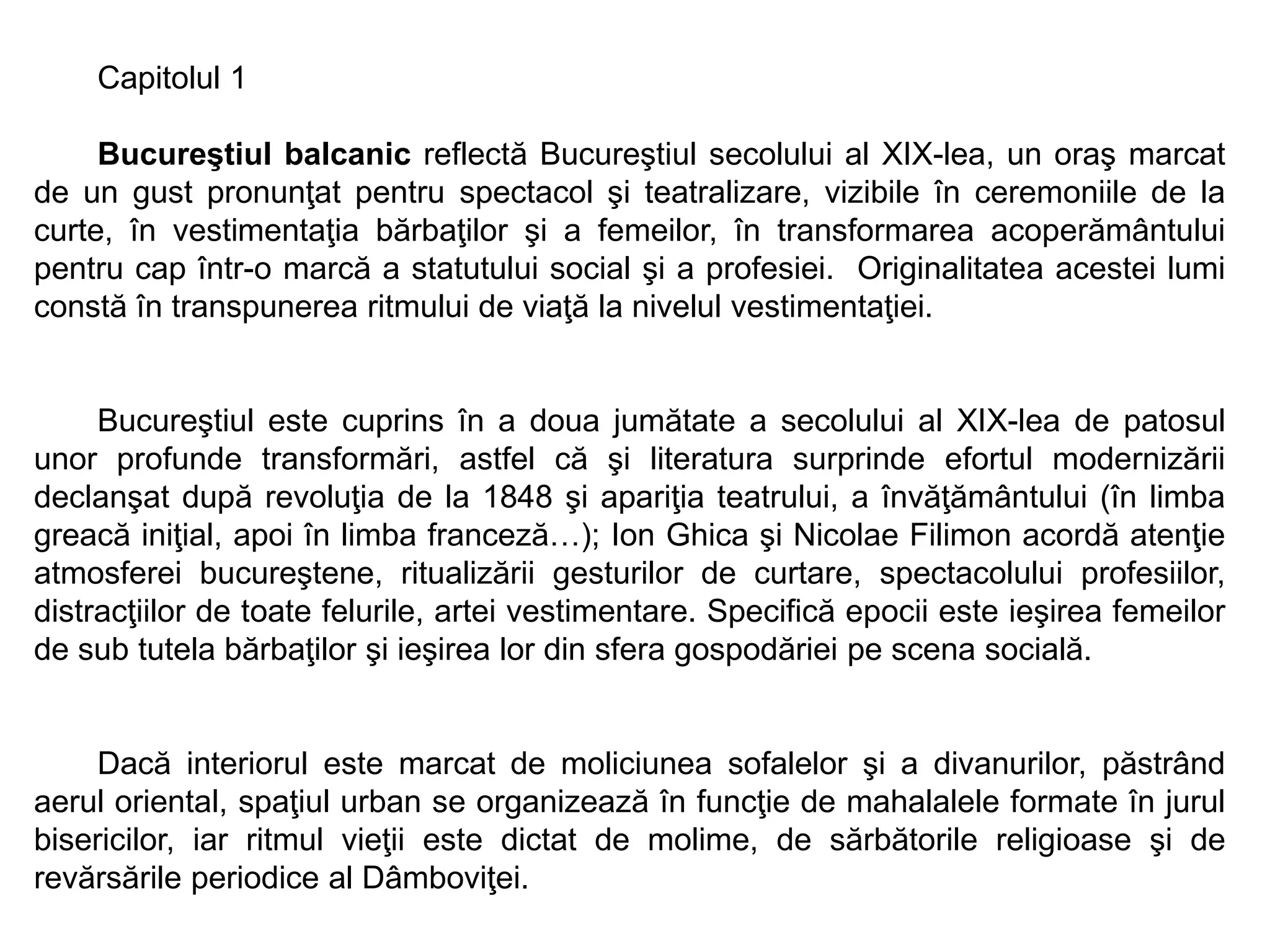 Imagini ale bucurestiului in literatura | PPT