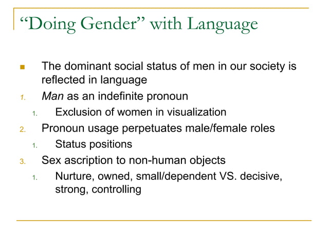 Imagining Gender The social construction of Gender.ppt | Family and ...