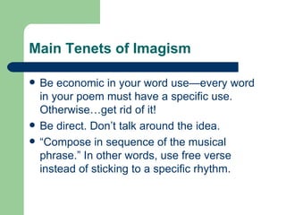 Imagism | PPT