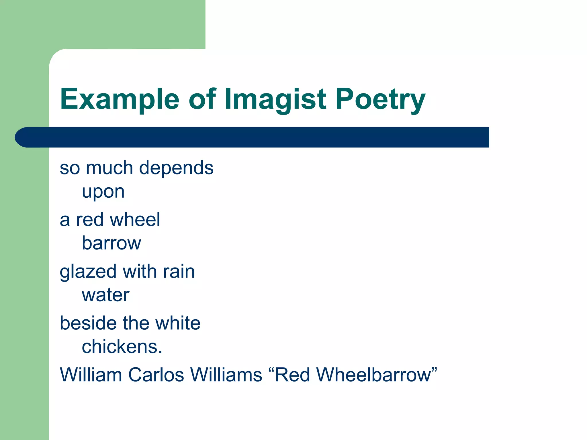 Imagism | PPT