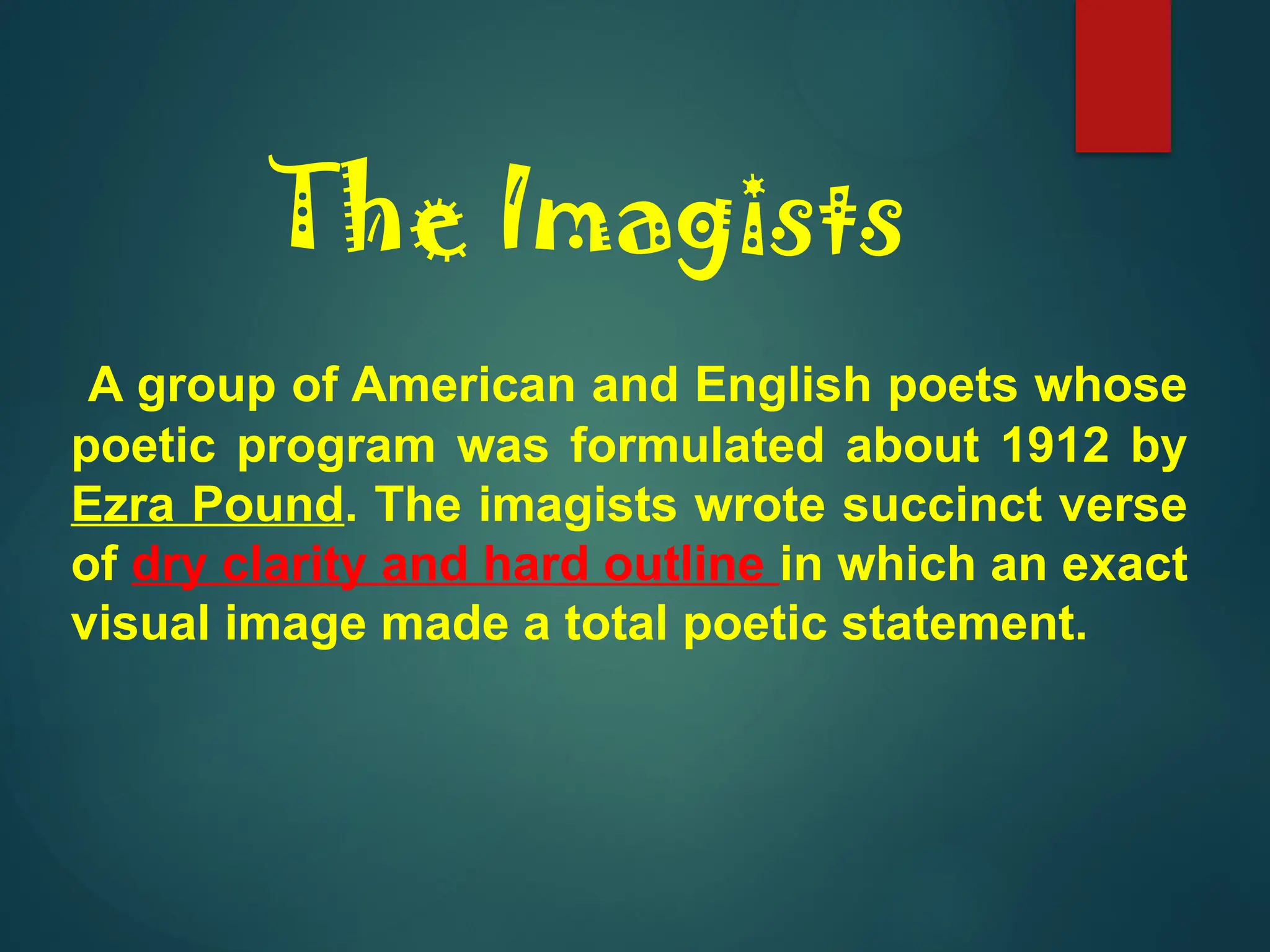 imagism-theory of Imaginations of human.pptx