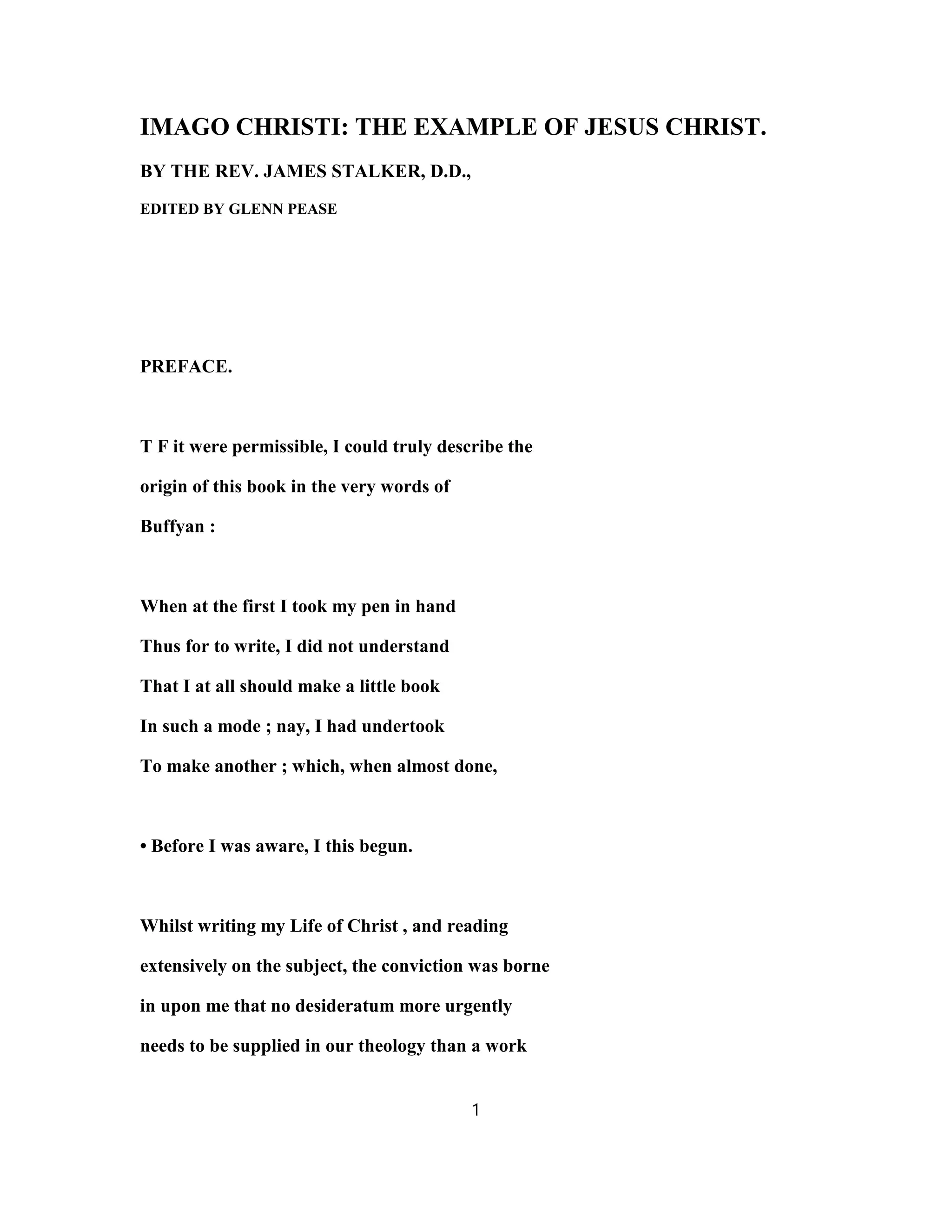 Imago christi the example of jesus christ. | PDF