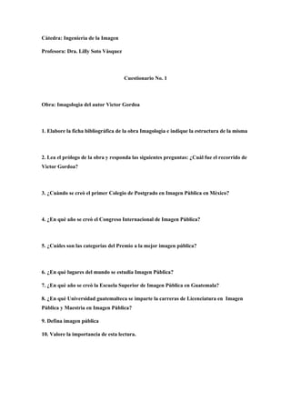 Imagologia cuestionario 1- lilly soto vasquez | PDF