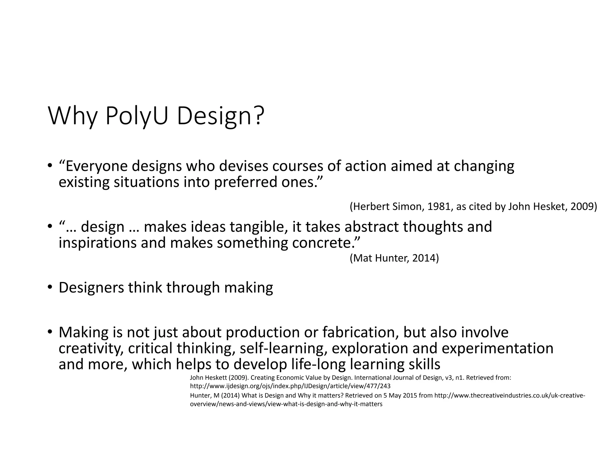 PolyU Design I MAKE Initiative | PDF