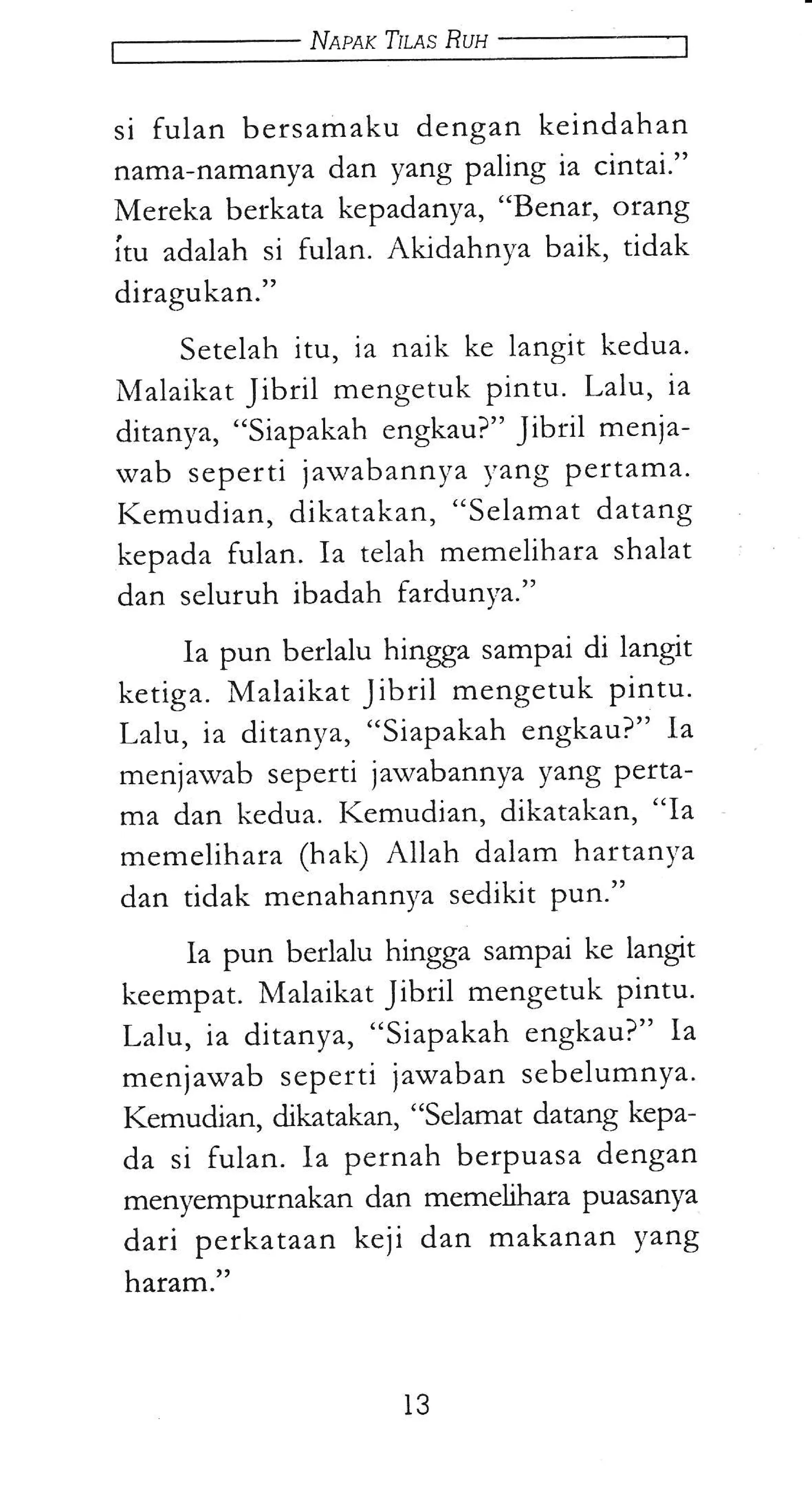 napak tilas ruh dari rahim hingga mahsyar - Imam al ghazali | PDF
