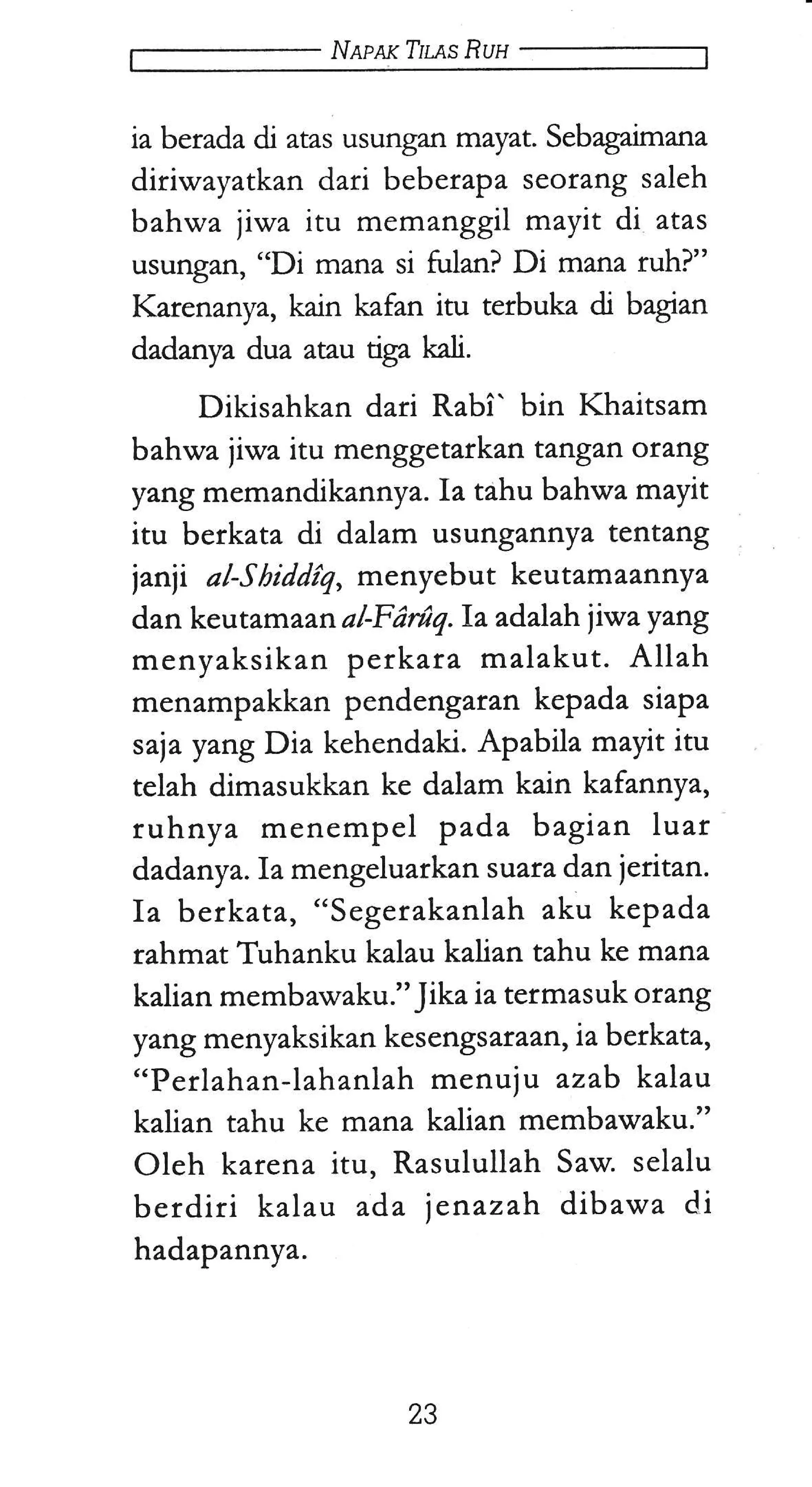 napak tilas ruh dari rahim hingga mahsyar - Imam al ghazali | PDF