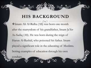 Imam a ridha | PPT
