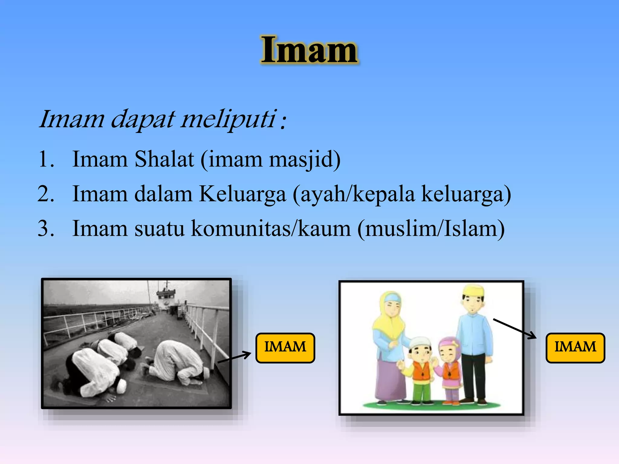 Imam dan khotib (X SCI A/Smandabdl) by syifadhila | PPTX