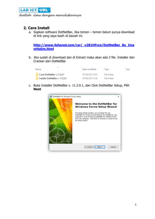 Instalasi DotNetBar di VB.NET