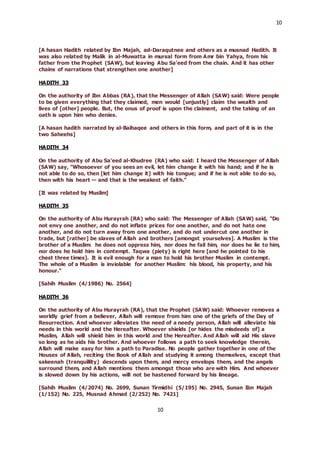 Imam Nawawi 40 Hadiths | DOC