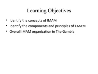 IMAM Overview everything you should know about imam | PPT