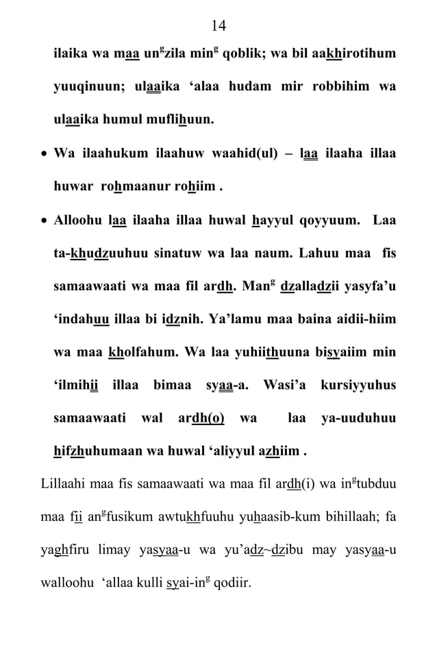 Imam yasinan rutin tq print oke | PDF