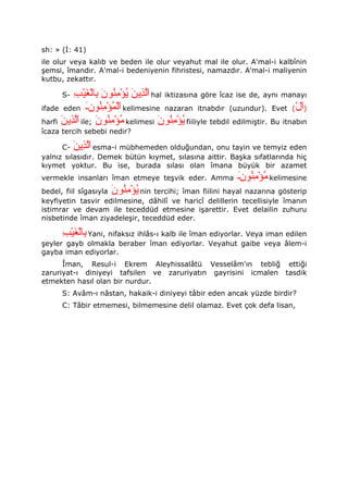 Iman I Bilgayb | DOC