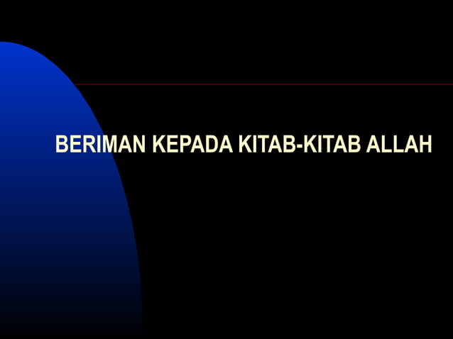 Iman kepada-kitab-allah | PPT