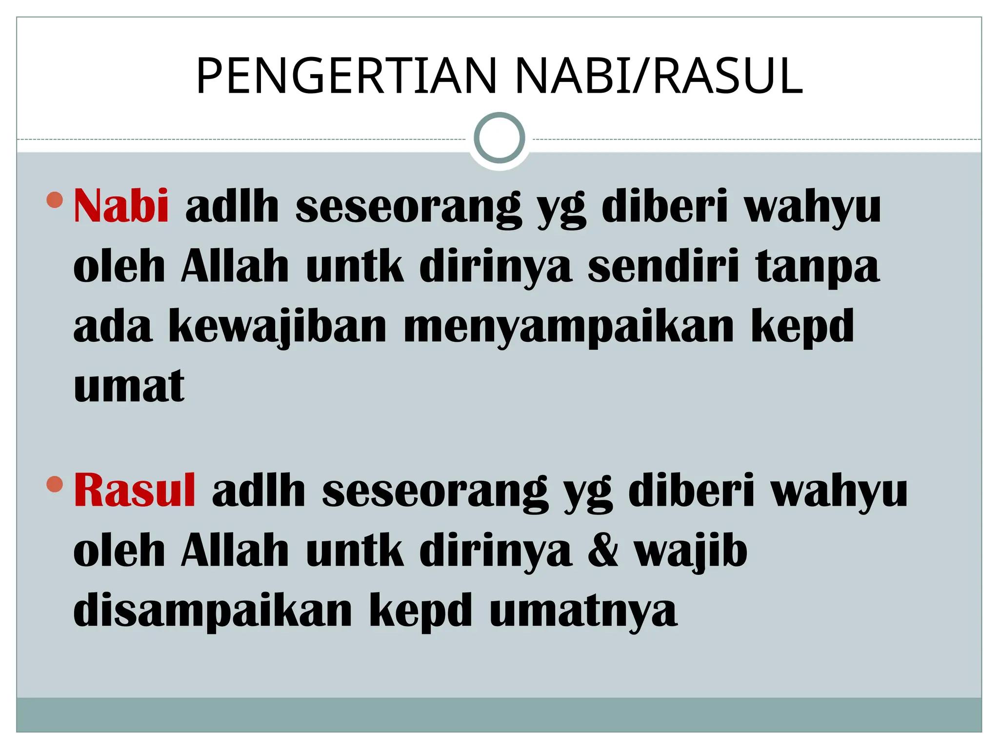ppt iman kepada Rasul rasul allah SWT.ppt