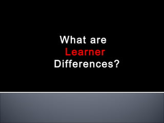 Imane nejjar, individual differences | PPT