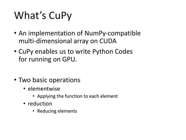 Automatically Fusing Functions on CuPy | PDF | Programming Languages | Computing