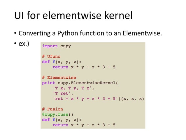 Automatically Fusing Functions on CuPy | PDF | Programming Languages | Computing
