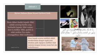 IMAN ISLAM DAN IHSAN | PPTX