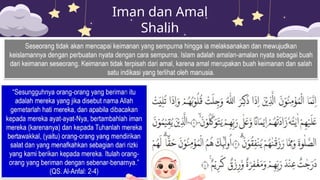 Iman, Islam, dan Ihsan Pendidikan Agama Islam kelas 12.pptx