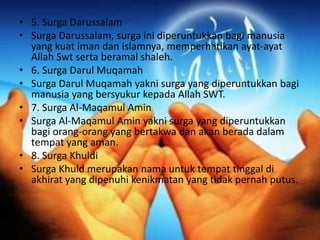 Iman kepada hari akhir | PPTX