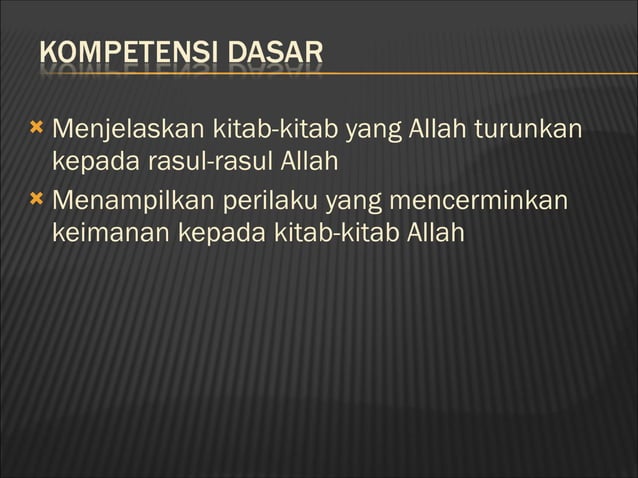 Iman kepada kitab kitab allah | PPT