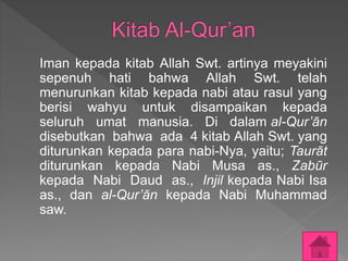 Iman kepada kitab kitab allah | PPTX