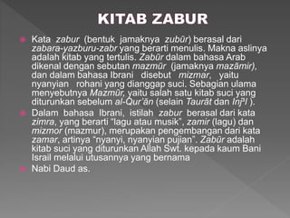 Iman kepada kitab kitab allah | PPTX