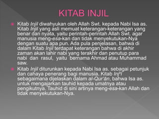 Iman kepada kitab kitab allah | PPTX