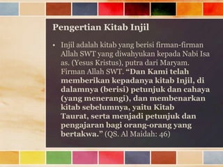 Iman kepada kitab allah (Pendidikan Agama Islam) | PPTX