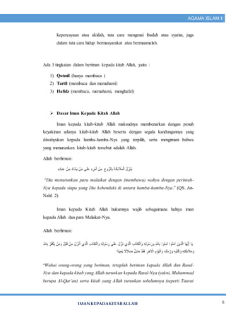 Iman kepada kitab allah kelompok 1 | PDF