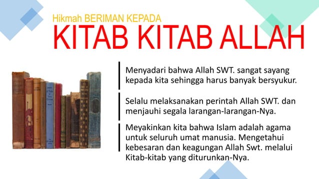 IMAN KEPADA KITAB KITAB ALLAH - AKIDAH AKHLAK KELAS 4 | PPTX